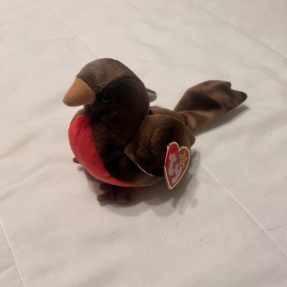 Ty | Other | Ty Early The Robin Beanie Baby With All Tags Attached ...